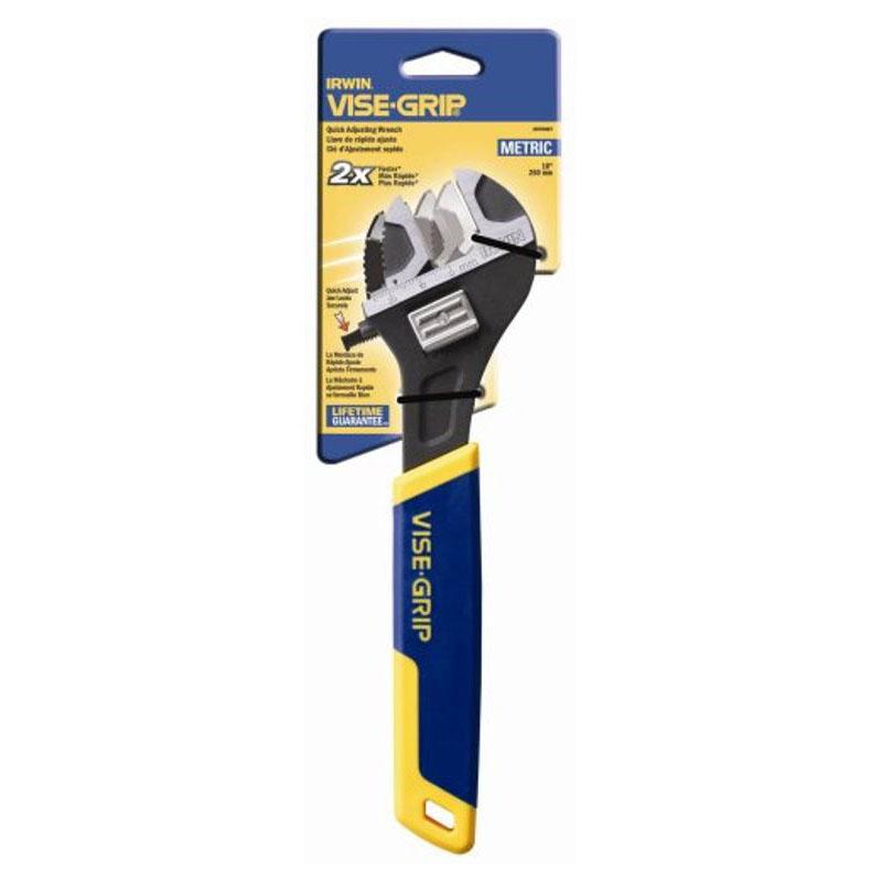 Irwin 10 in. Metric Vise-Grip Quick Adjusting Wrench, 2078607