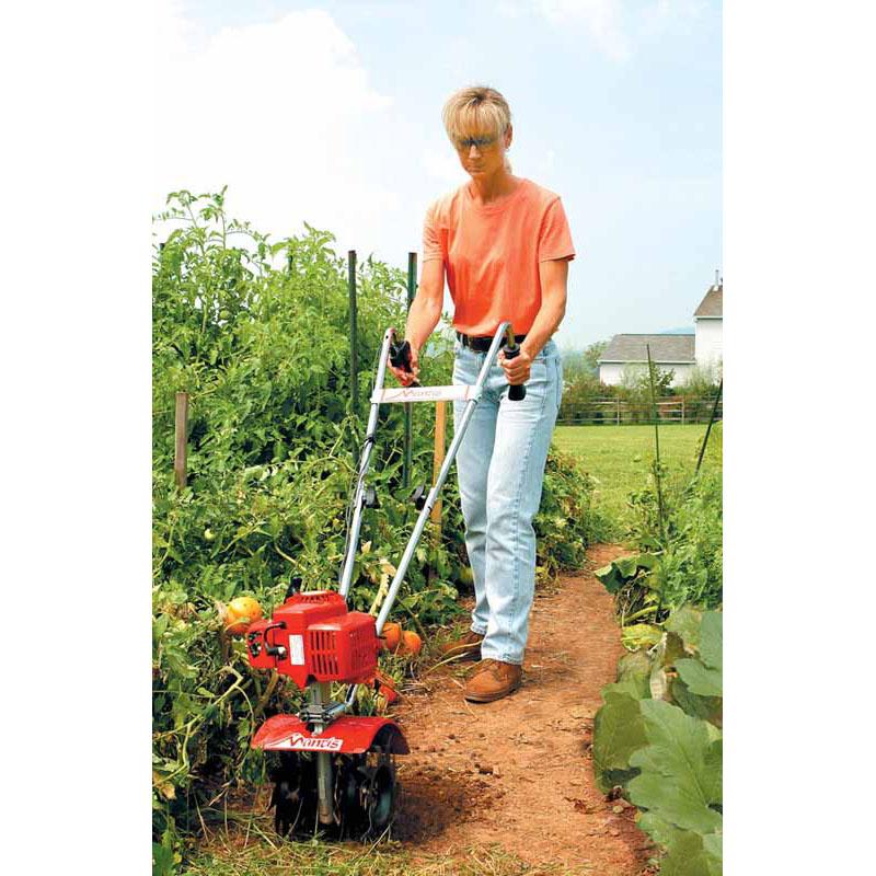 MANTIS 2-Cycle Tiller/Cultivator 7225 Gas Operated and Easy to Use