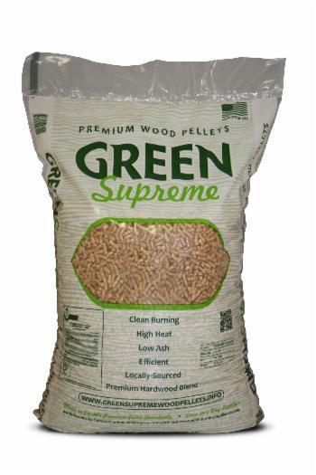 Green Supreme Premium Wood Pellets, $259 per ton